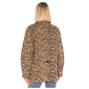 Free People | Jackets & Coats | Free People Seize The Day Leopard Print ...